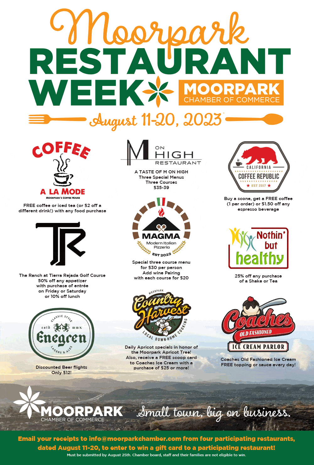Restaurant Week - Moorpark Chamber of Commerce